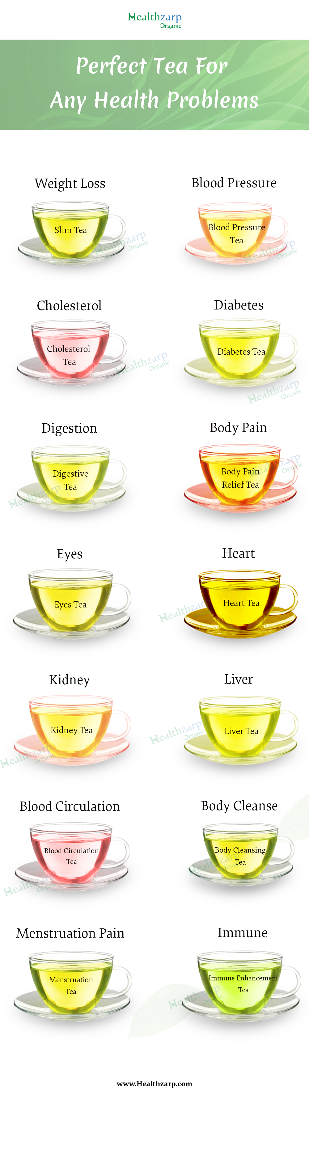 Perfect Tea for Any Health Problems| Organic Herbal Tea Healthzarp